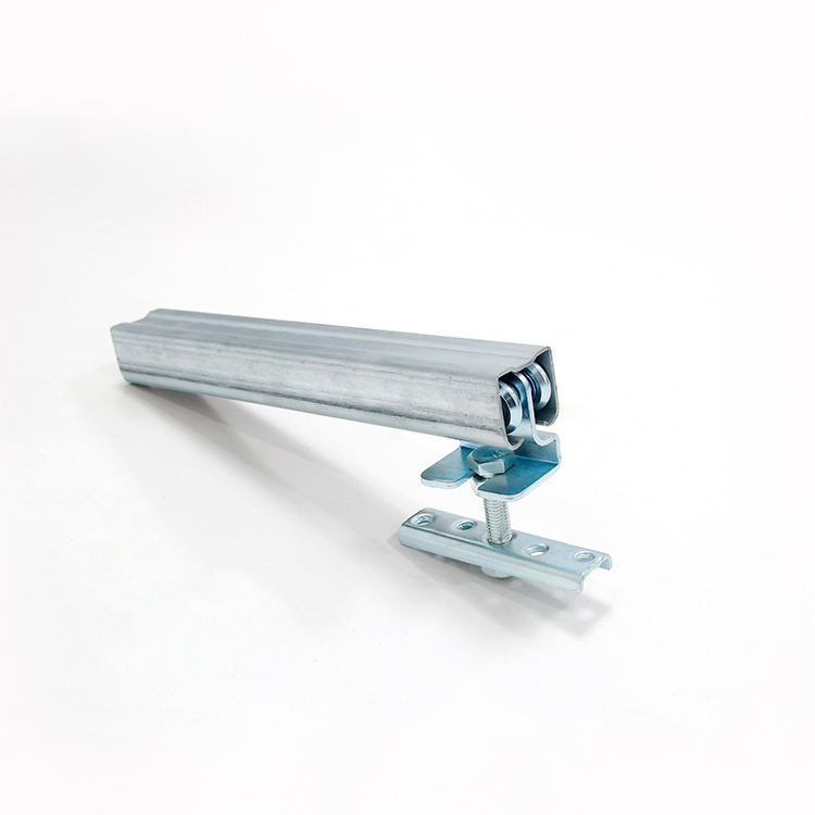 Hanging Trolley Silver Sliding Track Roller Hanging Door Rail Trolley ...