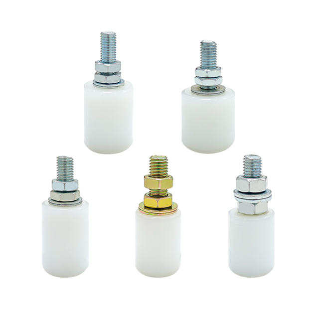 White Nylon Guide Roller Wheel Used for Automatic Cantilever Sliding ...
